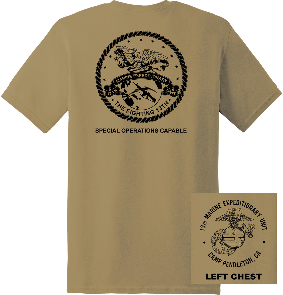 USMC - 13th Marine Expeditionary Unit (MEU) T-Shirt — Hell Hound Gear