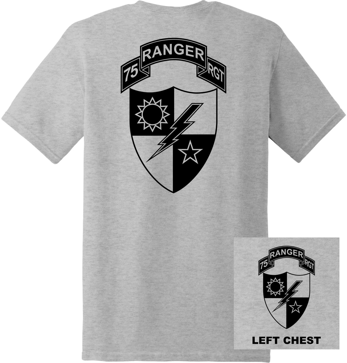 US Army - 75th Ranger Regiment T-Shirt — Hell Hound Gear