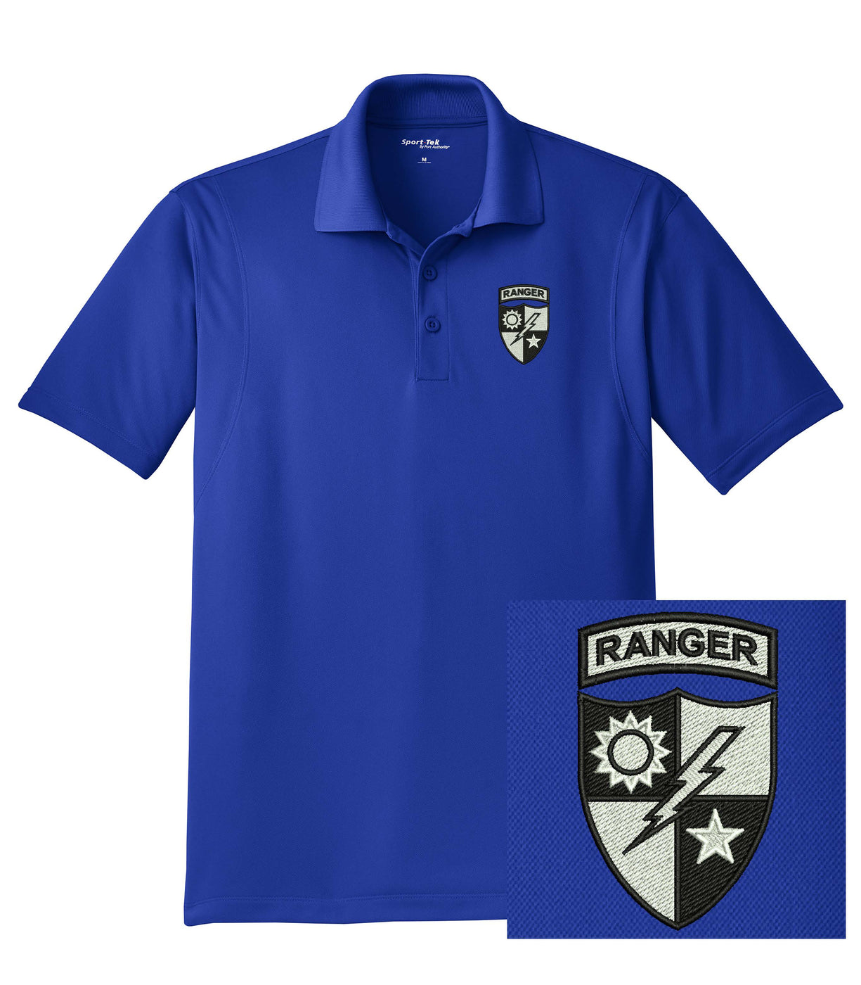US Army - Ranger Battalion / Regiment Dri-Mesh Polo Shirt — Hell Hound Gear