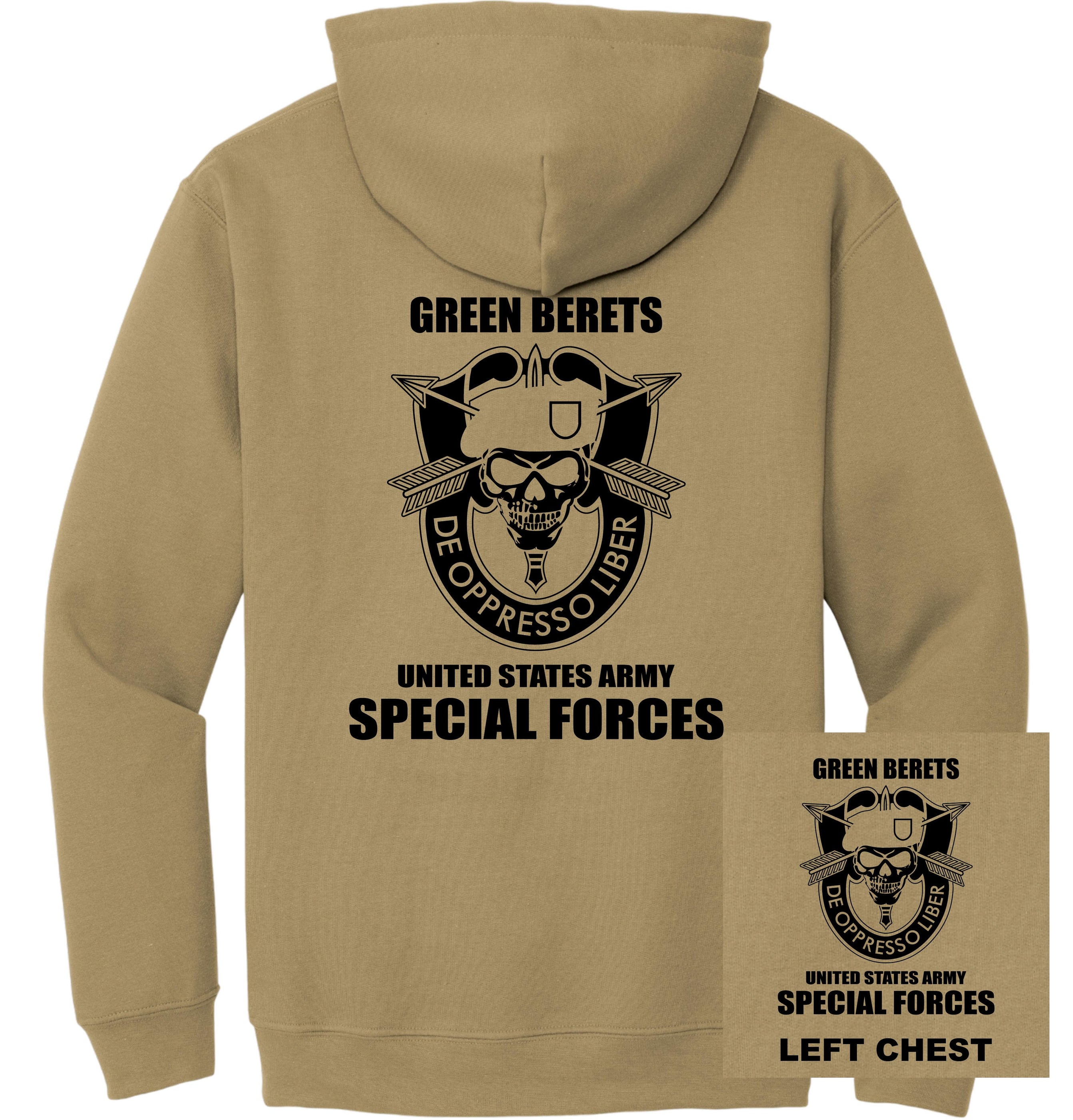 US Army - Special Forces Green Berets Hoodie — Hell Hound Gear