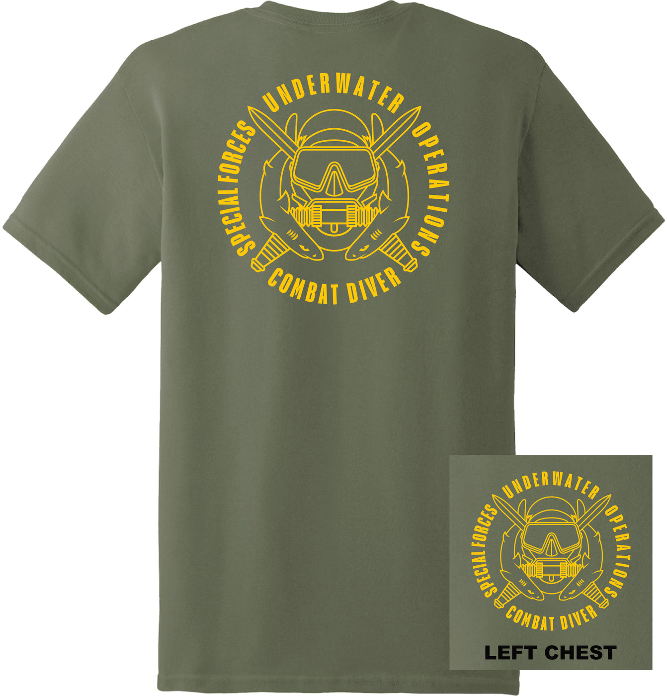 US Army - Special Forces Combat Diver T-Shirt — Hell Hound Gear