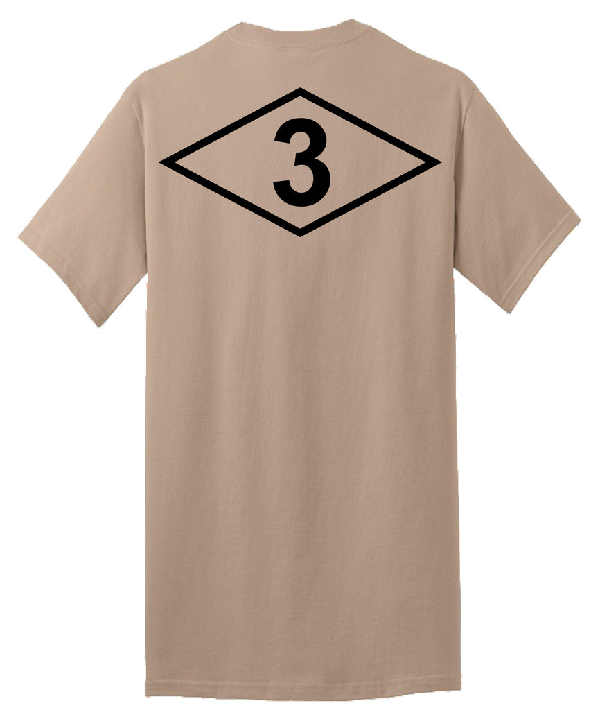 US Army - 3rd Ranger Battalion Diamond T-Shirt – Hell Hound Gear