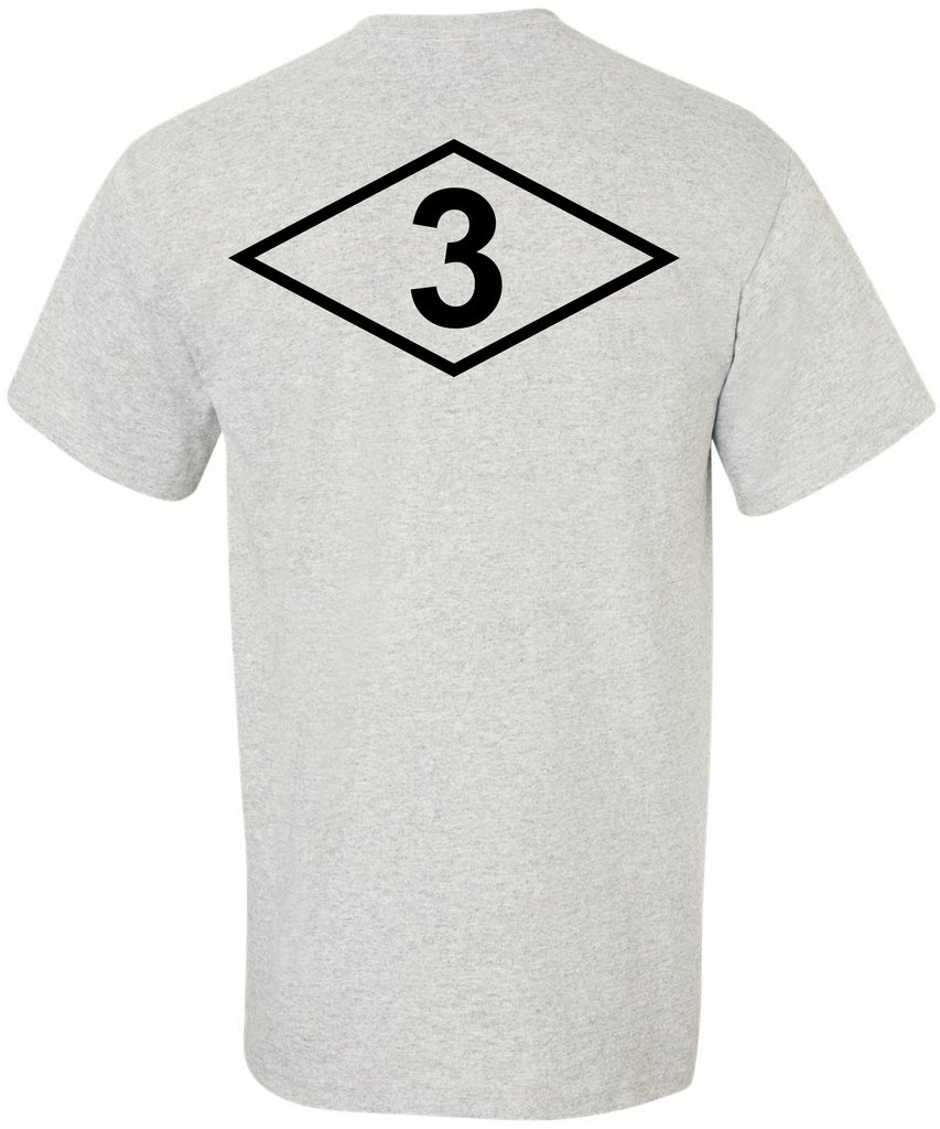 US Army - 3rd Ranger Battalion Diamond T-Shirt – Hell Hound Gear