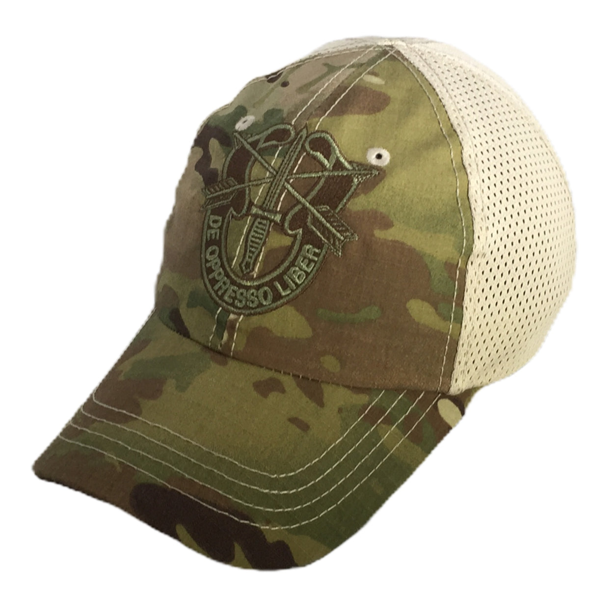 US Army - Special Forces MultiCam Camo Mesh Back Hat — Hell Hound Gear